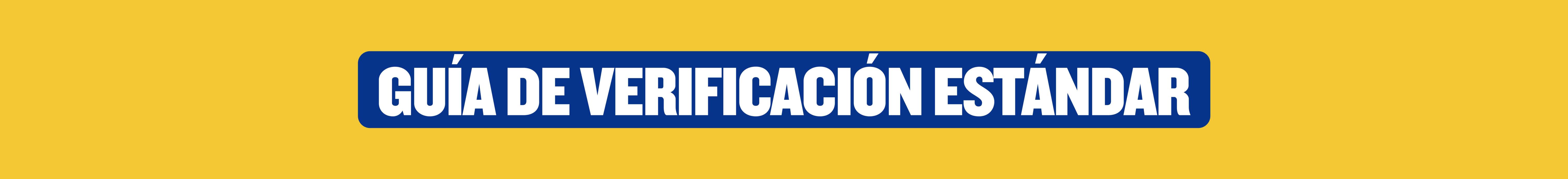 Guía de verificación estándar